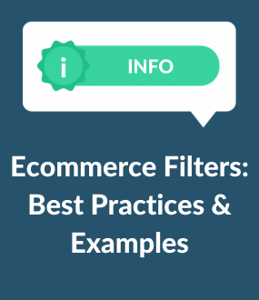 Ecommerce Filters: Tips, Examples, and Optimization