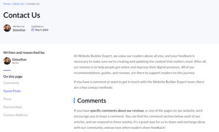 13 Inspiring Contact Us Page Examples