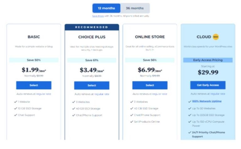 Bluehost Pricing | Breakdown of Hosting Costs & Fees 2024