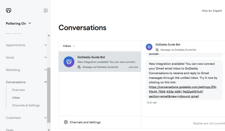 Gmail and Microsoft 365 Join GoDaddy Conversations