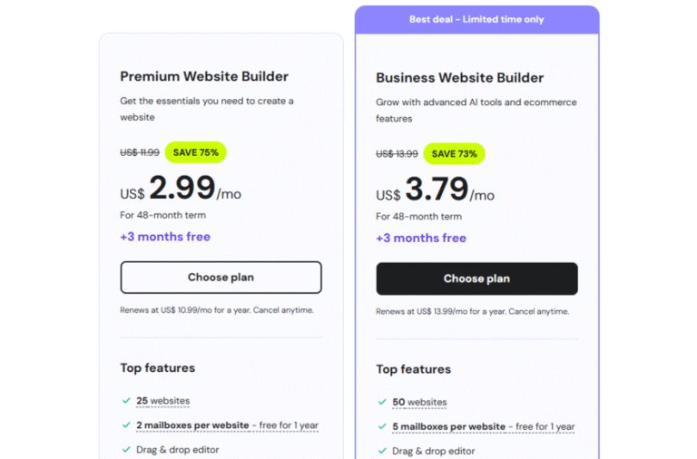 Hostinger vs GoDaddy (Pricing, AI & More): 2026 Review
